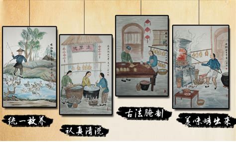 烤鸭制作流程 汤圆制作流 大山谷图库