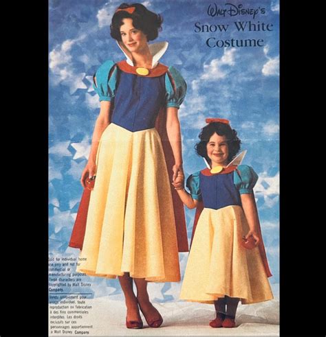 Snow White Costume Pattern Halloween Costume Sewing Pattern Costume