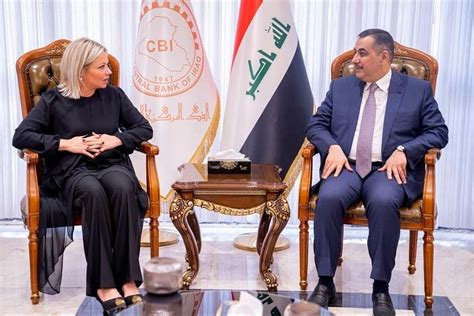 المركز الخبري الوطني تفاصيل لقاء جمع محافظ البنك المركزي مع بلاسخارت
