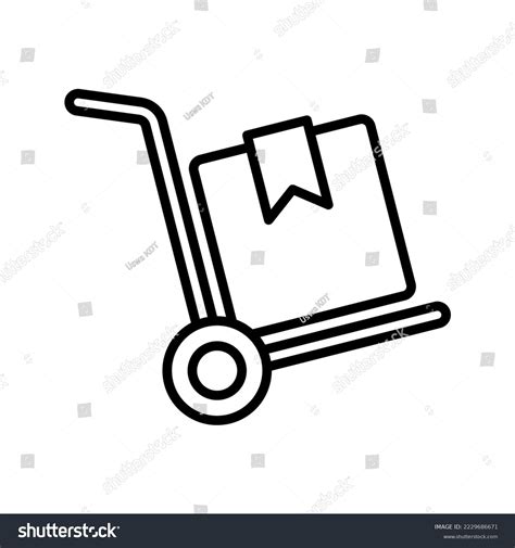 Dolly Icon Sign Mobile Concept Web Stock Vector Royalty Free 2229686671 Shutterstock