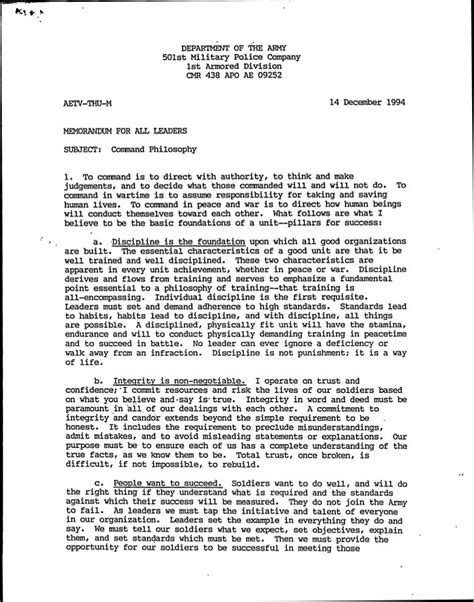 Army Information Paper Template