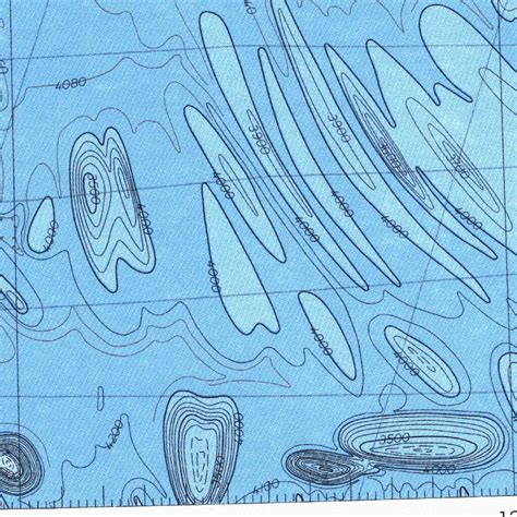 North Pacific Ocean 13242 12b Map By National Oceanographic