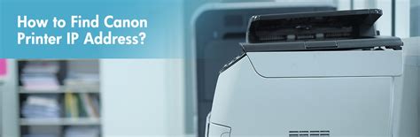 How To Find Canon Printer Ip Address