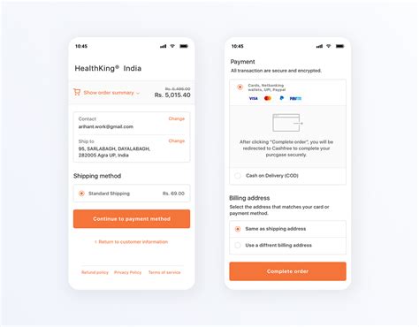 Mobile Payment Gateway Ui Ux Behance