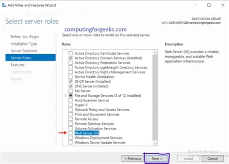 Configure IIS Web Server On Windows Server ComputingForGeeks