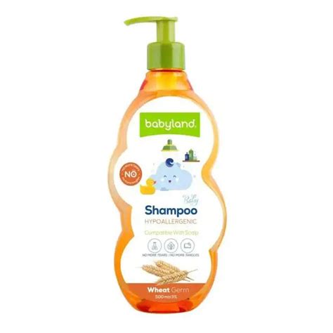قیمت و خرید شامپو بچه بیبی لند مدل Wheat Germ حجم 500 میلی لیتر