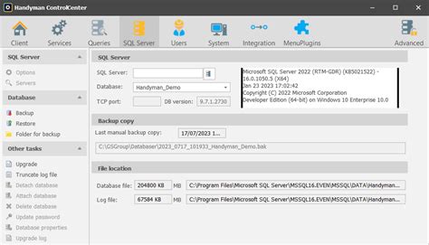 Sql Server Handyman Support