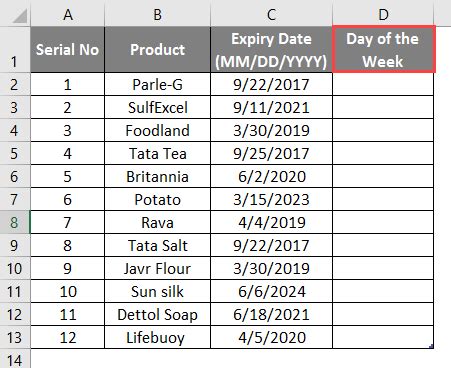 WEEKDAY Formula In Excel How To Use WEEKDAY Formula In Excel