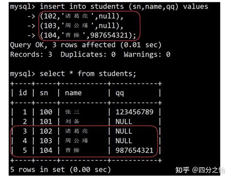 06 表的增删查改 知乎 06 表的增删查改 知乎