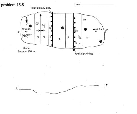 Solved Problem Figure G Contains A Geologic Map And Chegg