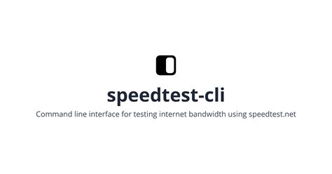 Speedtest Cli Fig