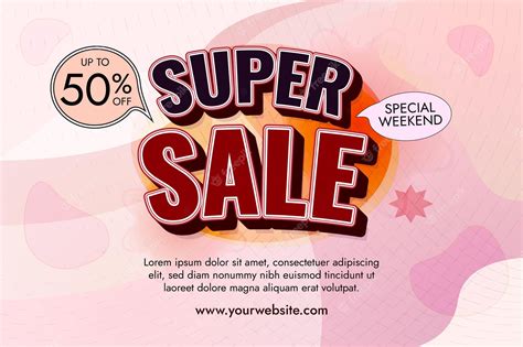 Premium Vector Super Sale Banner