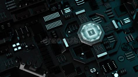 Data Processing Security Stock Illustration Illustration Of Privacy