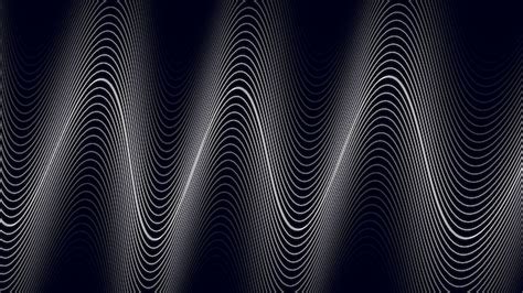 Черный абстрактный фон с кривой линией для фона или презентации