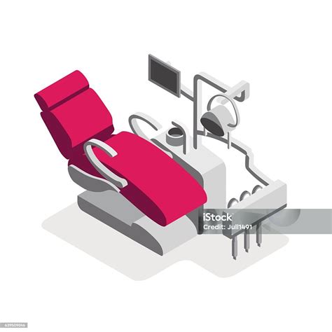 현대 핑크 치과 의자 에 이소메트릭 보기 벡터 일러스트레이션 건강 진단에 대한 스톡 벡터 아트 및 기타 이미지 건강 진단 건강관리와 의술 등측투영법 Istock