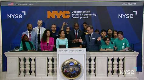 Nyc Department Of Youth And Community Development Dycd Rings The Closing Bell® The Global Herald