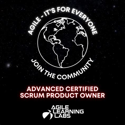 Agile Learning Labs On Linkedin Level Up Your Product Skills And Earn Advanced Certification On