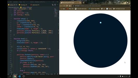 Video Moaz Mahmud On Linkedin P5js Simulation Chaostheory