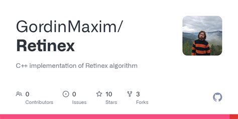 Github Gordinmaximretinex C Implementation Of Retinex Algorithm