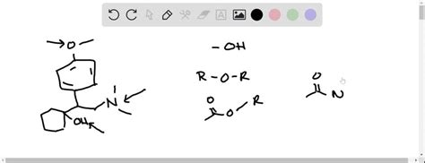 Solved Label The Boxed Functional Groups In The Antidepressant Molecule Venlafaxine Ch3