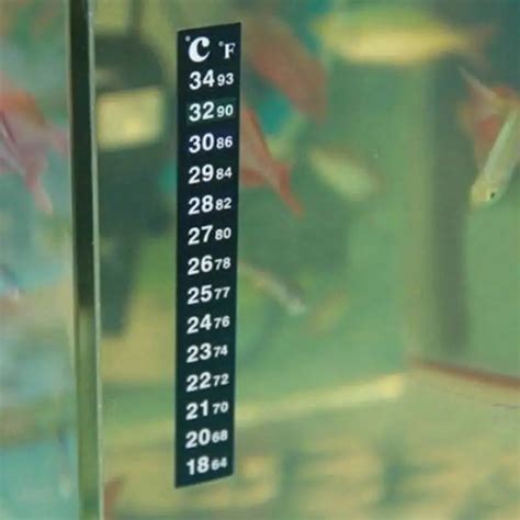 Аквариумный аквариум с двойной шкалой жидкостный термометр Температура Стикер палка на Фаренгейт