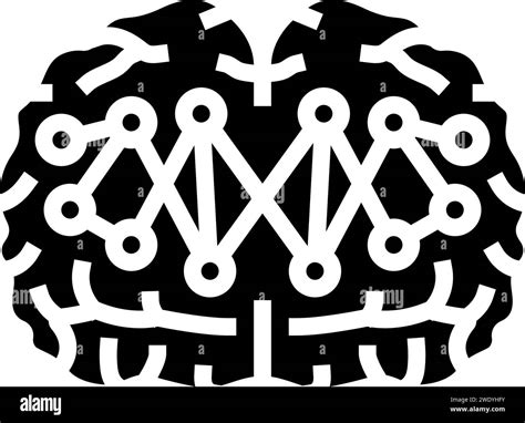 Neural Connectivity Neuroscience Neurology Glyph Icon Vector Illustration Stock Vector Image