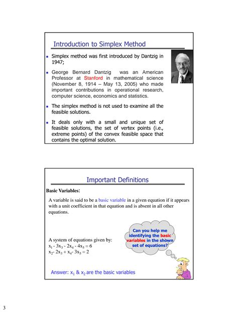 Solution Standard Simplex Method For Solving Linear Programming Engineering Systems Explanation