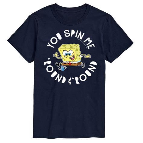 Spongebob Squarepants You Spin Me Round And Round Hanukkah Mens