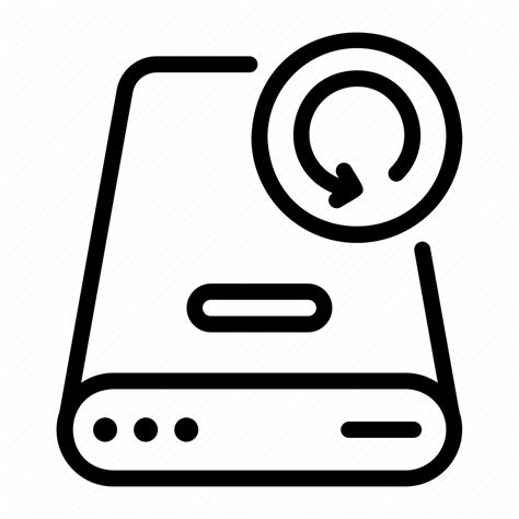External Storage Backup Technology Data Transfer Electronics Icon Download On Iconfinder