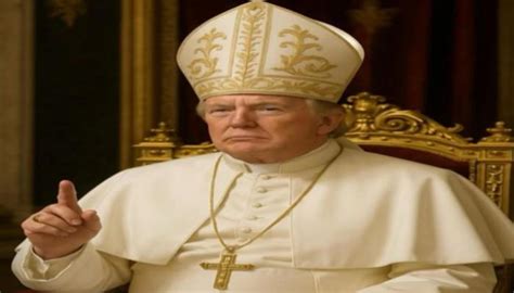 ترمب بزيّ بابا الفاتيكان صورة مثيرة في لحظة مفصلية