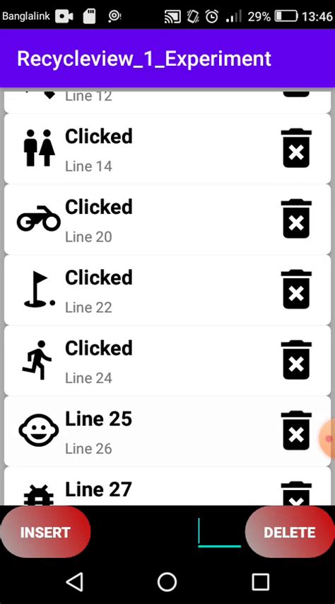 github mehedi hasan rooman android recyclerview data insert delete