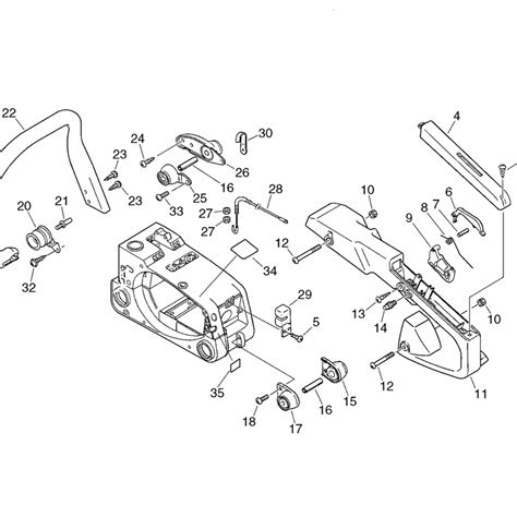 Echo Cs 3450 Chainsaw Cs3450 Parts Diagram Page 4