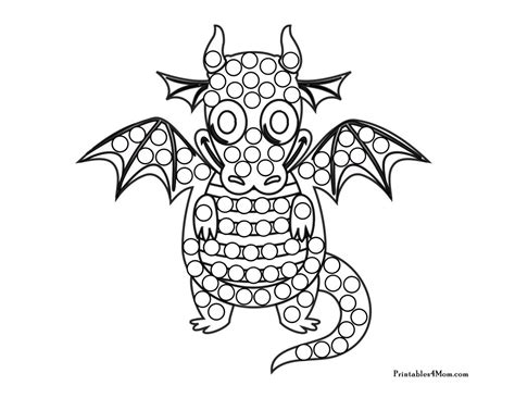 Free Printable Dot Painting Templates