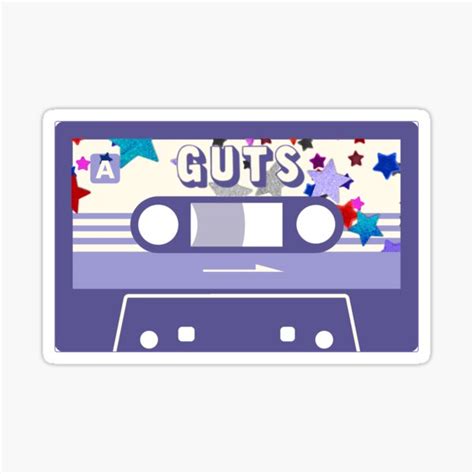 Guts Casette Sticker For Sale By Stickersyndrome Redbubble