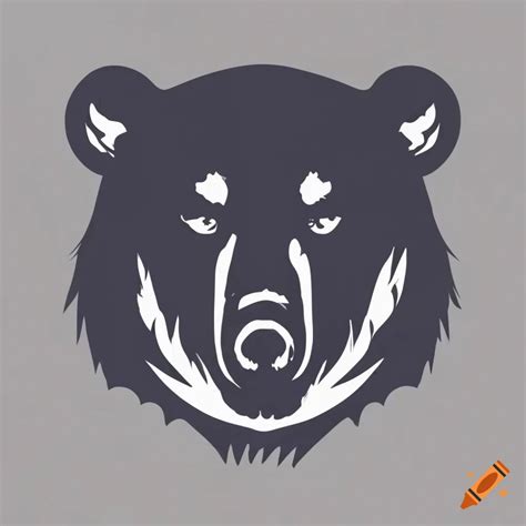 Grizzly Bear Head Silhouette