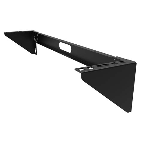 Qiaoyoubang 2u Foldable Wall Mount Patch Panel Bracket Vertical Wall