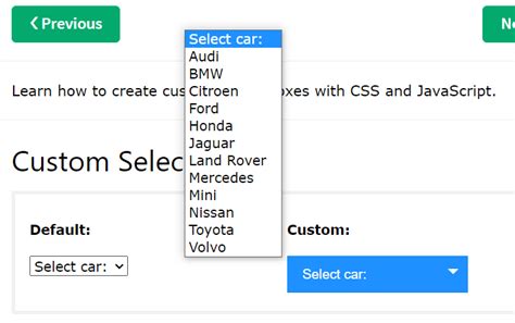 Focus Click On Selectoption Html Menu Not Scroll In Web Browser Dock