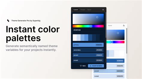 Theme Color Generator By Superbig Figma