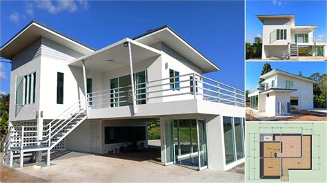 แบบบ้าน 2 ชั้น Style Modern กำลังก่อสร้างที่ ต บ้านไร่ อ บางกระทุ่ม จ พิษณุโลก ราคา 990 000 บาท