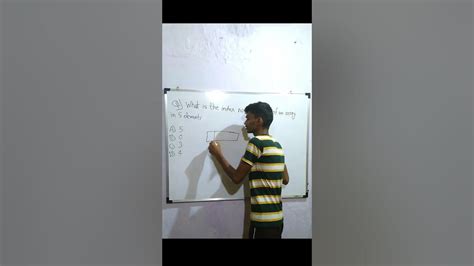 Index No Of The Last Element In An Array Clanguageinhindi Programming Conceptualcoding Youtube