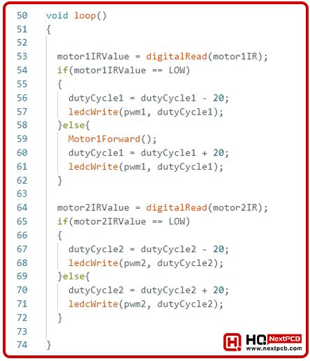 Line Following Robot Using Esp32