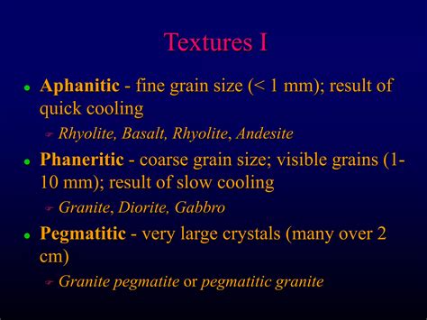 Lecture 23 Igneous Rocks 1 Ppt