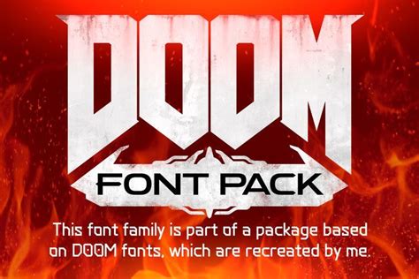 Doom Font Fresh Free Font Generator Download Now Font Packs Free