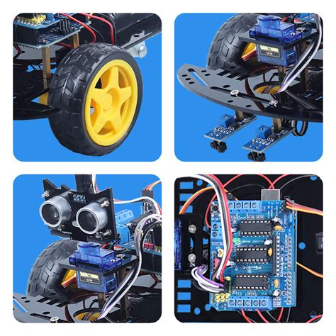 2wd Obstacle Avoidance Line Tracking Robot Smart Robot Car Kit Car Kit