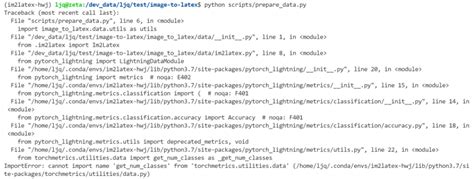 Importerror Cannot Import Name Getnumclasses From Torchmetrics