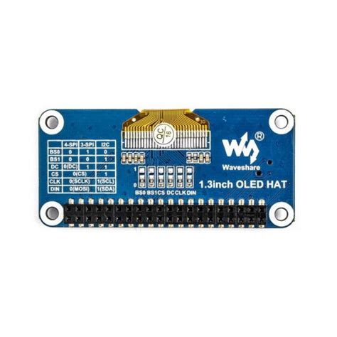 Waveshare Inch OLED Display HAT For Raspberry Pi Buy Online At Low Price In India