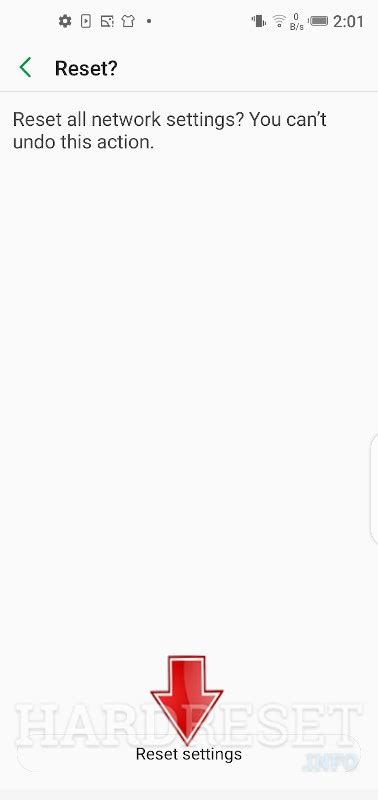 Reset Network Settings Infinix Hot How To Hardreset Info