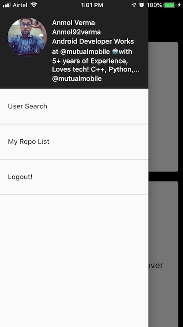 A New Flutter Application For Github Client