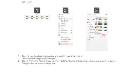 sequential timeline diagram with percentage values powerpoint slides