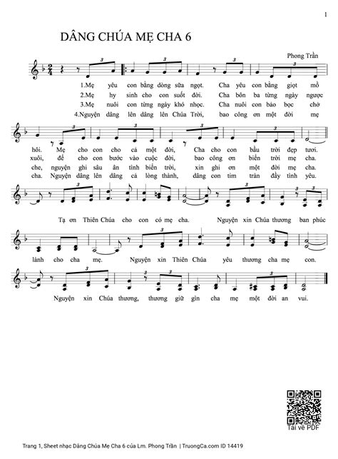 Sheet M Y U Con B Ng D Ng S A Ng T Cha Y U Con B Ng Gi T M H I Pdf T I V Sheet